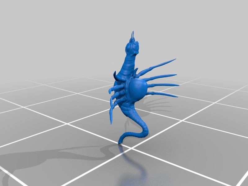 Free 3D file Original H.R. Giger Concept Facehugger・3D printable model ...