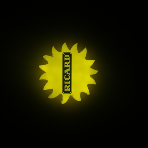 Download STL file Ricard illuminated logo • 3D print template ・ Cults