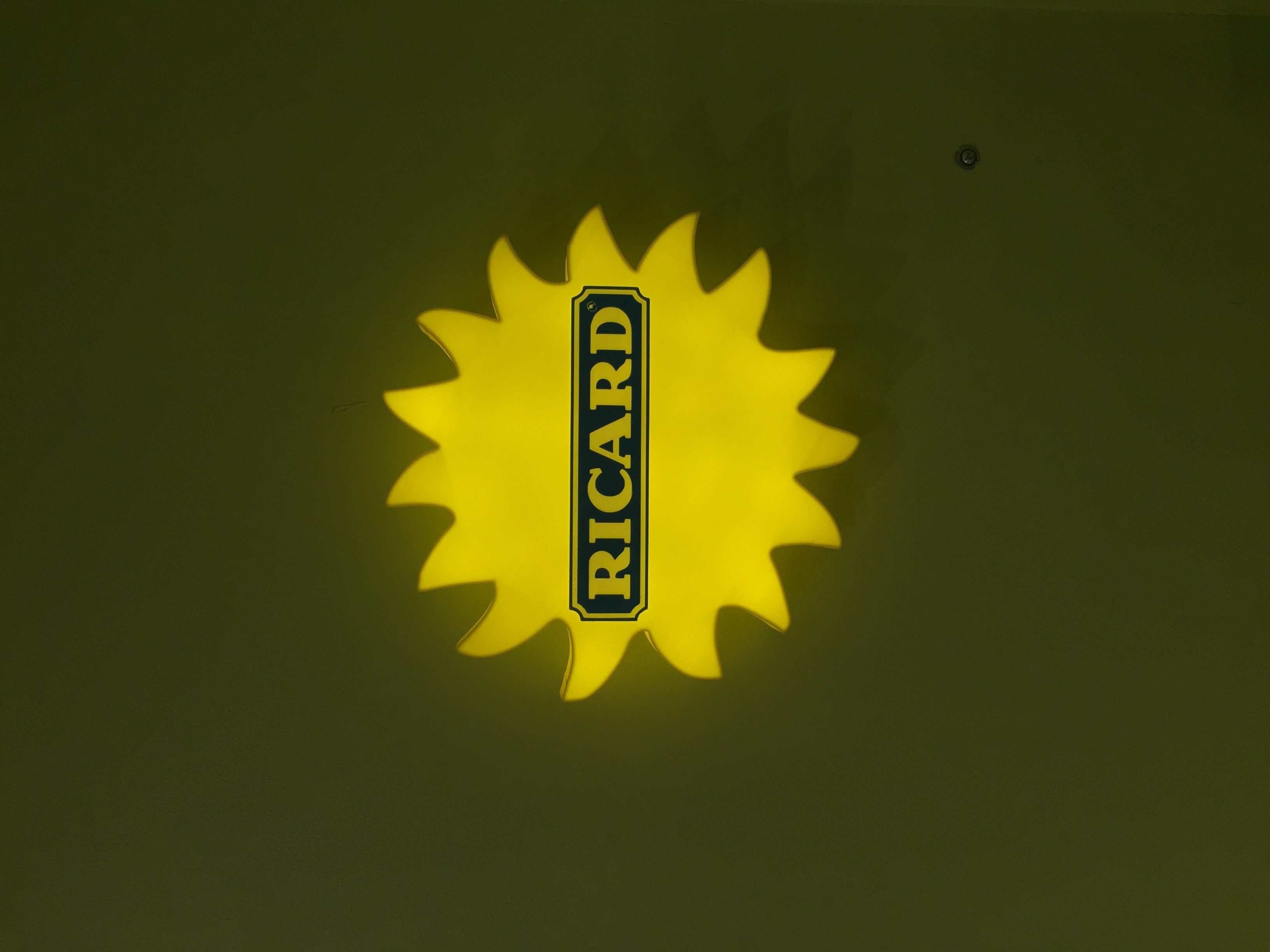 STL file Ricard illuminated logo・3D printable model to download・Cults