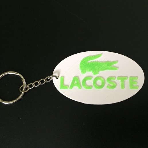 Download STL file Lacoste key ring • 3D print model ・ Cults