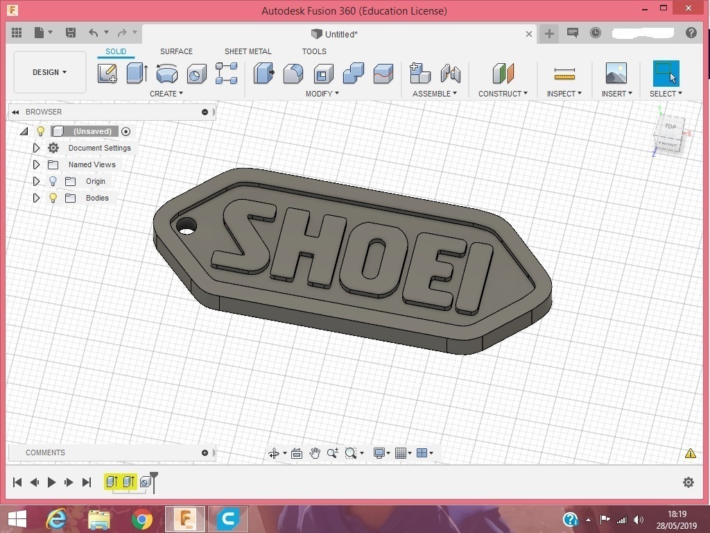 Free STL file Shoei Keychain motorcycles・3D printing template to ...