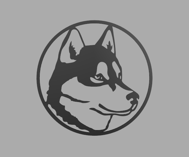 STL file Husky wall decor・3D printing model to download・Cults