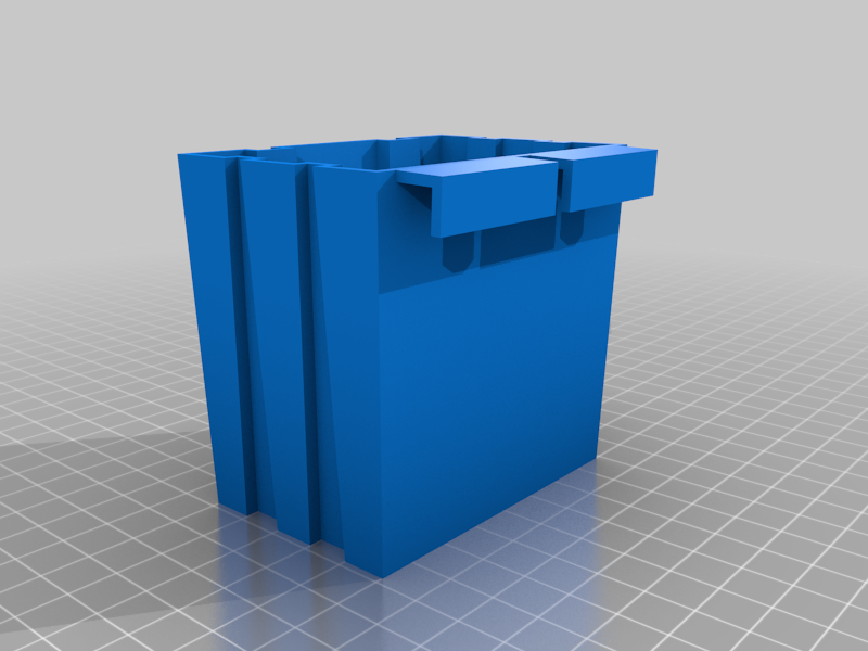 Free 3D file Grid Wall Container (Med)・3D print design to download・Cults