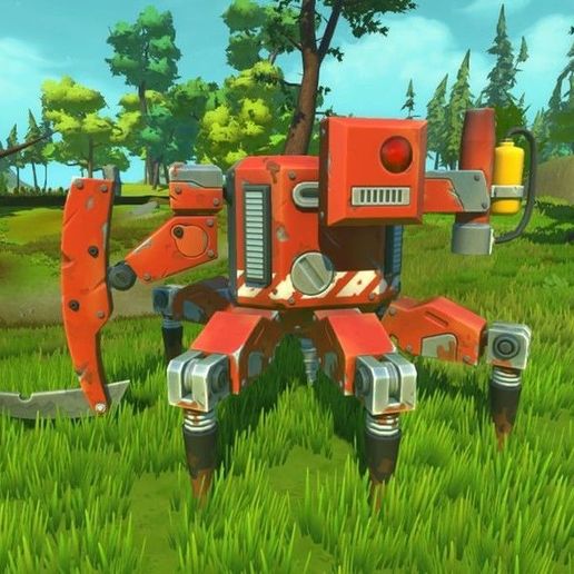 Download STL file SCRAP MECHANIC FARMBOT • 3D printing template ・ Cults