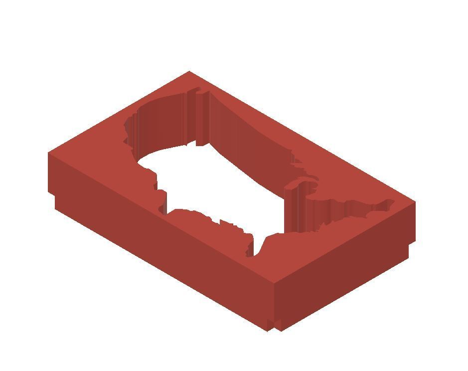 Free STL file USA Soap mold・3D printer design to download・Cults