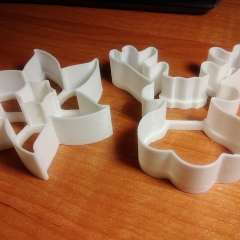 Download free STL file Rudolf and Star cookie maker • 3D printing ...