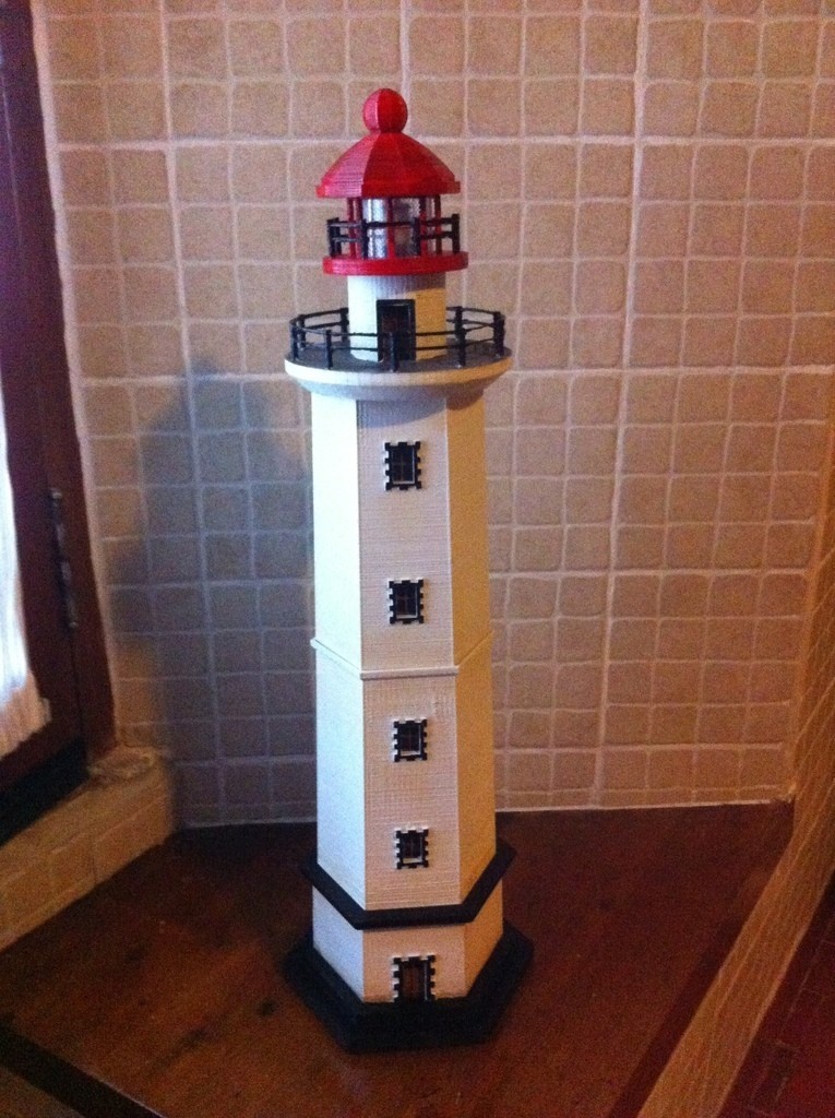 Free STL file Hexagonal Base Lighthouse Model・3D printer model to ...