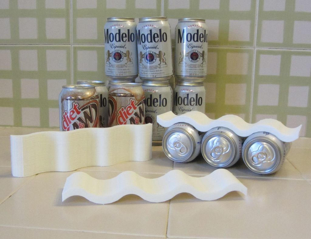 Free STL file Wave can organizer・3D printable object to download・Cults