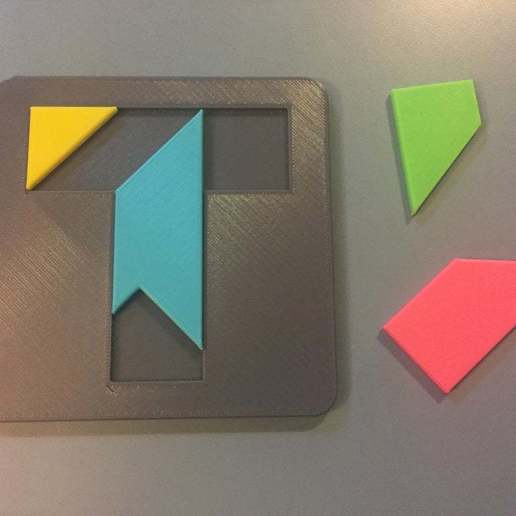 Download free STL file Classic "T" Puzzle • 3D printing template ・ Cults
