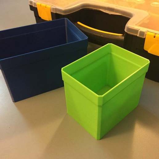 Download free STL Bins for Harbor Freight 8 Bin Portable Storage Case ...