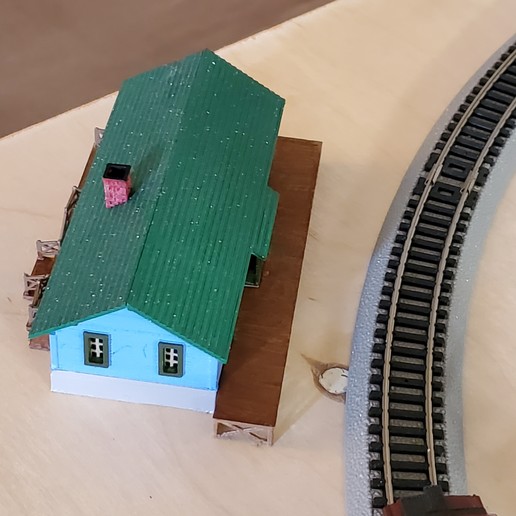 3D print HO Scale Small Town Station ・ Cults