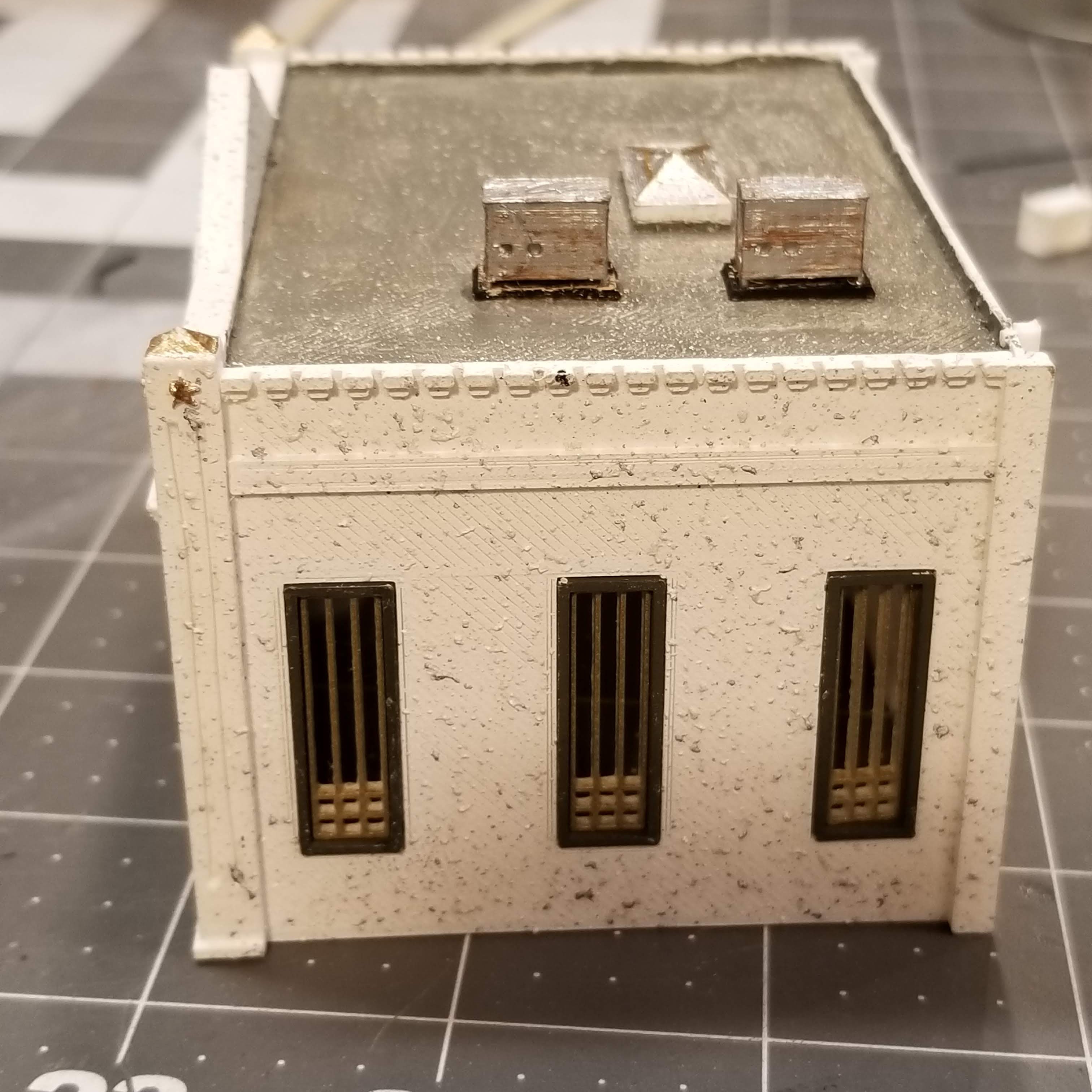3D printable HO Scale Bank・Cults