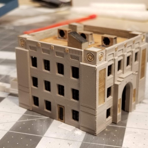 3D printed HO Scale City Hall ・ Cults