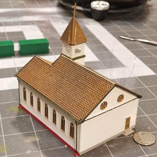 3D printing HO Scale Church ・ Cults