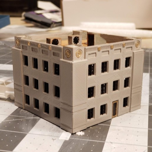 3D printed HO Scale City Hall ・ Cults