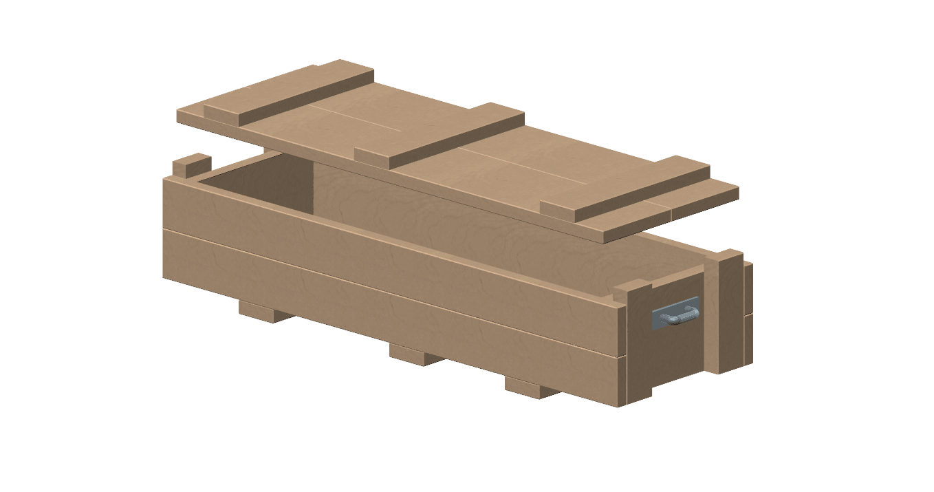 STL file rocket crate 1/10・Model to download and 3D print・Cults