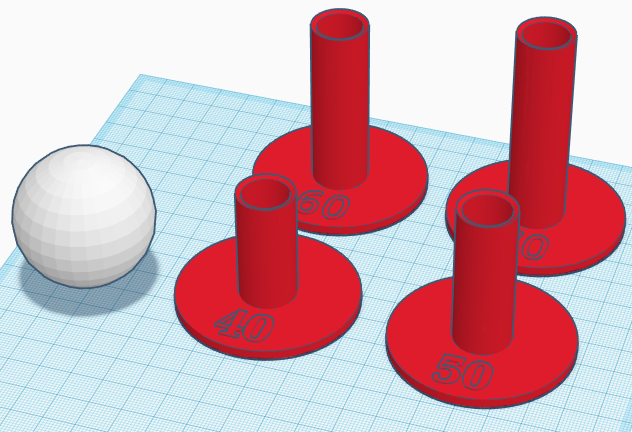 Free STL file Golf practice tee set 🏌️・Design to download and 3D print ...