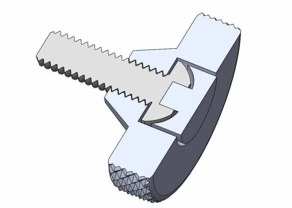 Free STL file Thumb Screw cap for m4 screws・3D print object to download ...