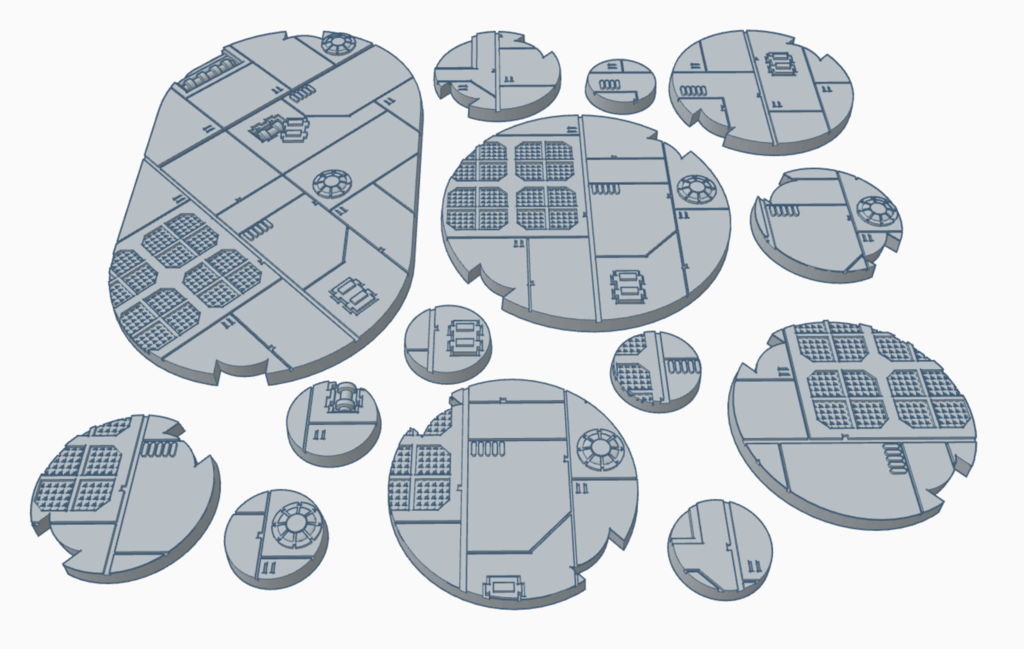 Free STL file Legion Bases ・Object to download and to 3D print・Cults