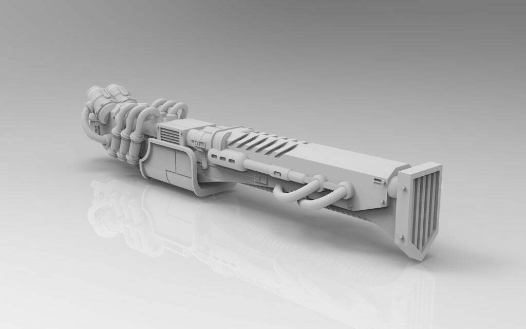 Free STL file Imperial Knight Heavy Sonic Cannon 🔫・3D print design to ...