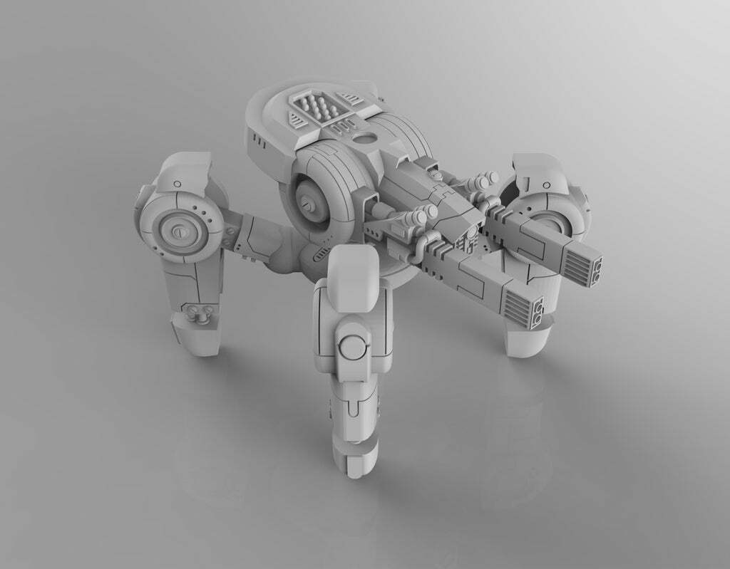 Free STL file SXV-141 Super Heavy Walker ⚔・3D printing design to ...