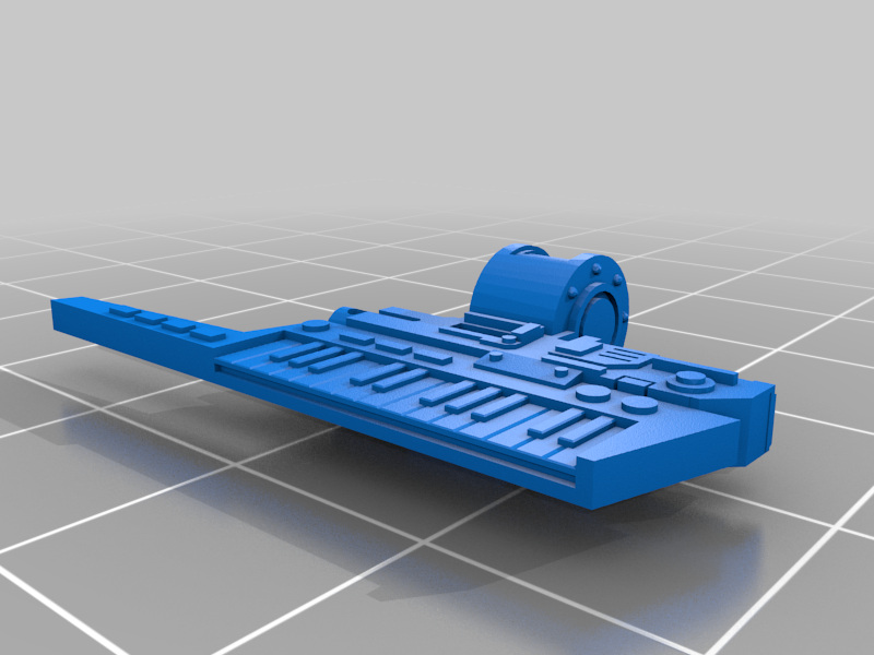 Free STL file Heavy Weapon Keytar・Model to download and 3D print・Cults