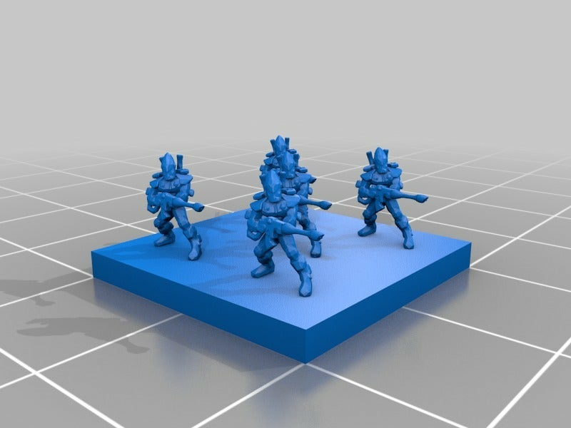 Free STL file Epic Space Elf Infantry 🛰・Model to download and 3D print ...