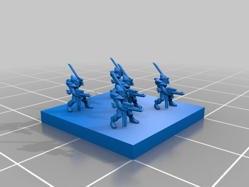 Free STL file Epic Space Elf Infantry 🛰・Model to download and 3D print ...