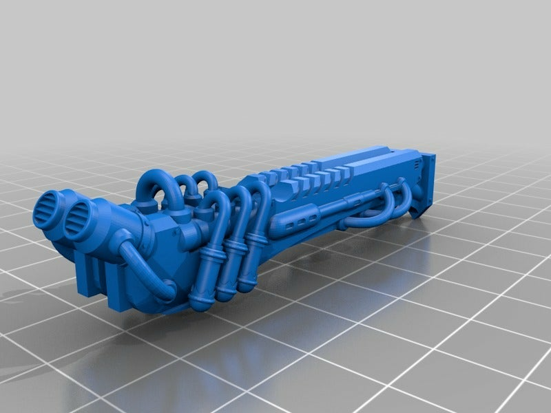 Free STL file Dreadnought Sonic Blaster ⚔・3D printable object to ...