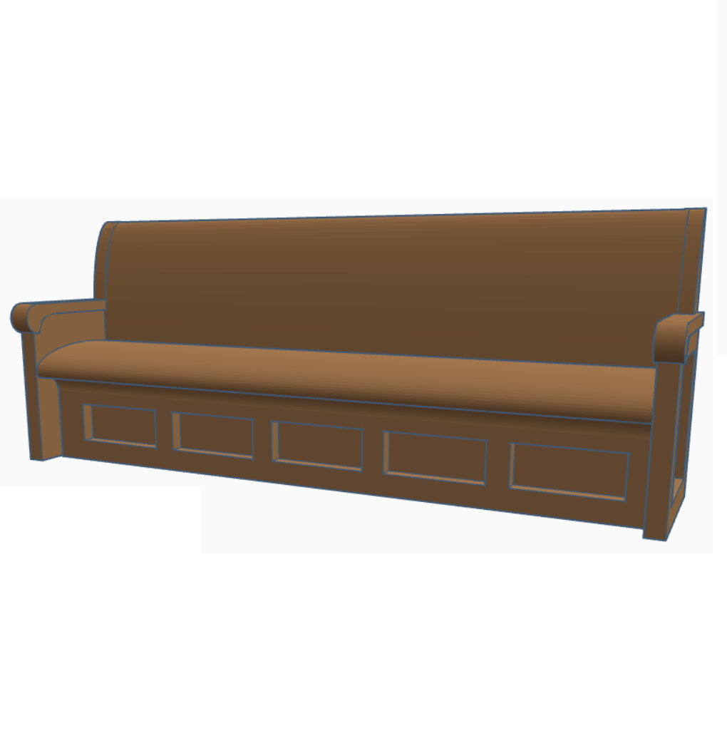 Free STL file Interurban Seat and Railroad Waiting Room Bench 💺・3D ...