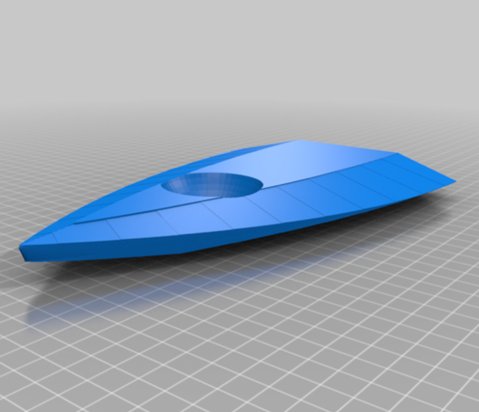 STL file Jonny Quest Robot Spy Ship 🤖・3D print design to download・Cults