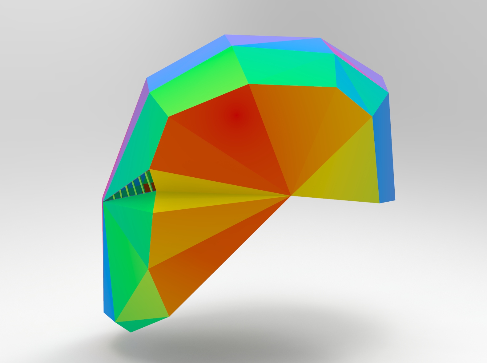 STL file Low poly helmet 🪖・Design to download and 3D print・Cults