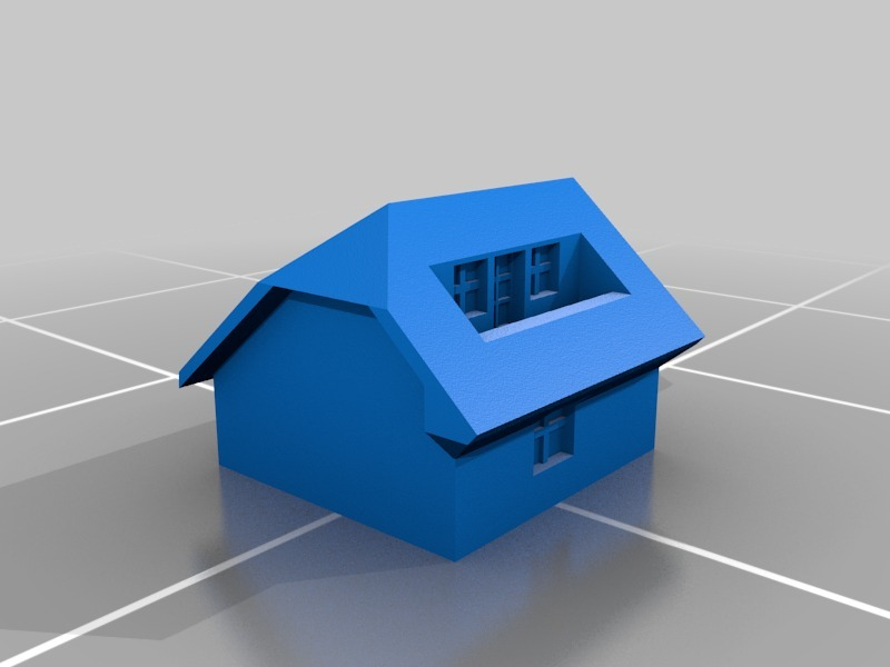 Archivo 3D gratis Casa alemana・Modelo para descargar y imprimir en 3D・Cults