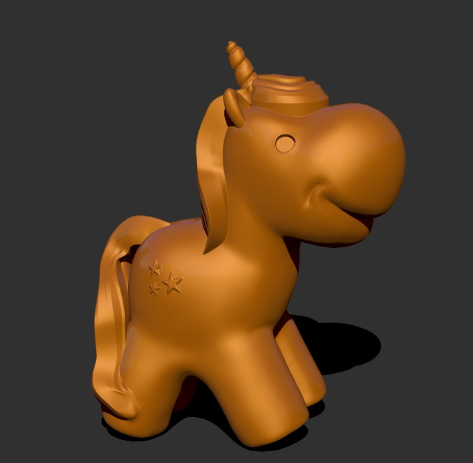 STL file Little Unicorn 🦄・3D printer design to download・Cults