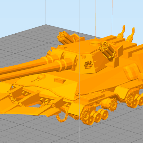 Download STL file Red alert tank apocalypse • 3D printable object ・ Cults