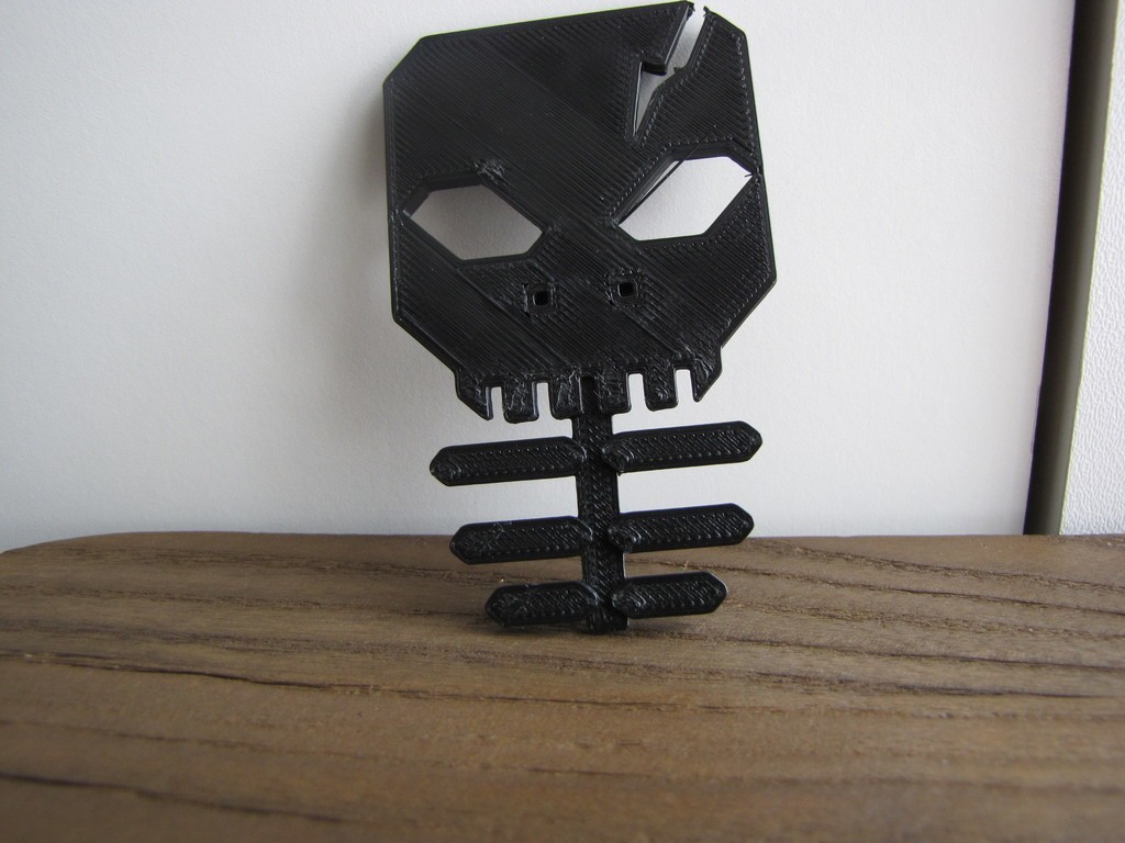 Free STL file Skeleton Ear-Bud Holder・Model to download and 3D print・Cults