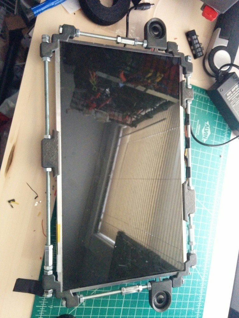 Free STL file Laptop LCD Panel Skeleton Frame・3D print object to ...