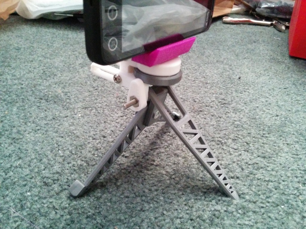 Free STL file Collapsible Mini Tripod・3D printer design to download・Cults