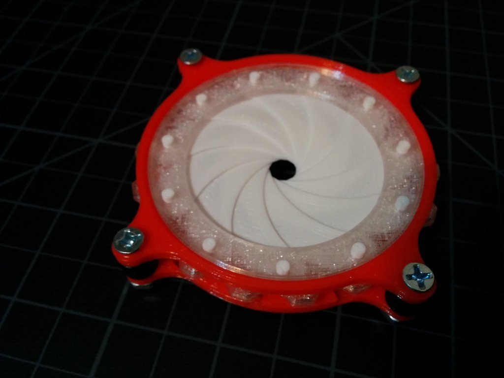 Free STL file Mechanical Iris・3D print design to download・Cults