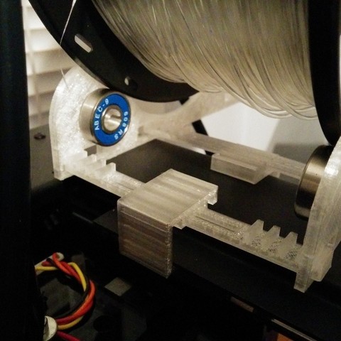 Download free STL files Adjustable / Extendable Filament Spool Stand ...