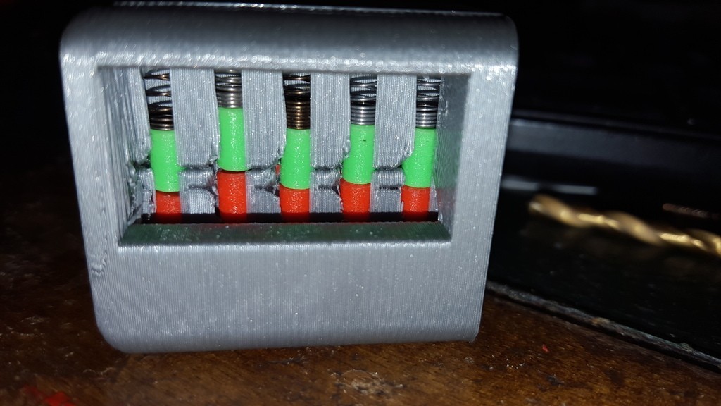 Free STL file Pin tumbler lock・3D print object to download・Cults