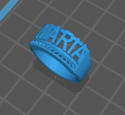 STL file nombre maria 💍・3D printer design to download・Cults