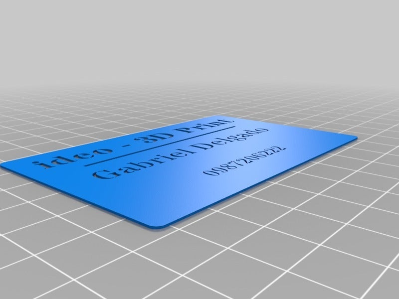Free STL file ideo Business card・Model to download and 3D print・Cults