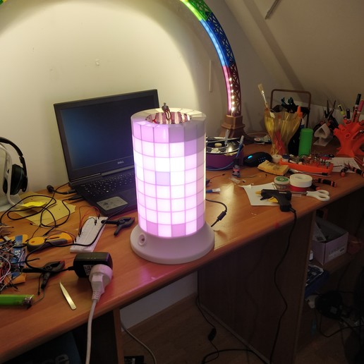 3D printed The Animated Pixel Lamp • made with Alfawise u20 ・ Cults