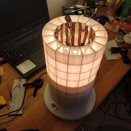 3D printed The Animated Pixel Lamp • made with Alfawise u20 ・ Cults
