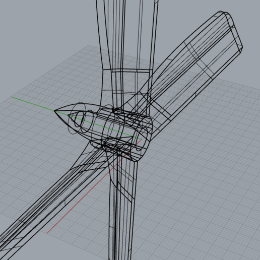 Download free 3D printing designs propeller 4 blades - propeller 4 ...