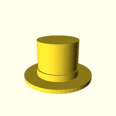 Download free STL file Parametric Top Hat • 3D printable design ・ Cults