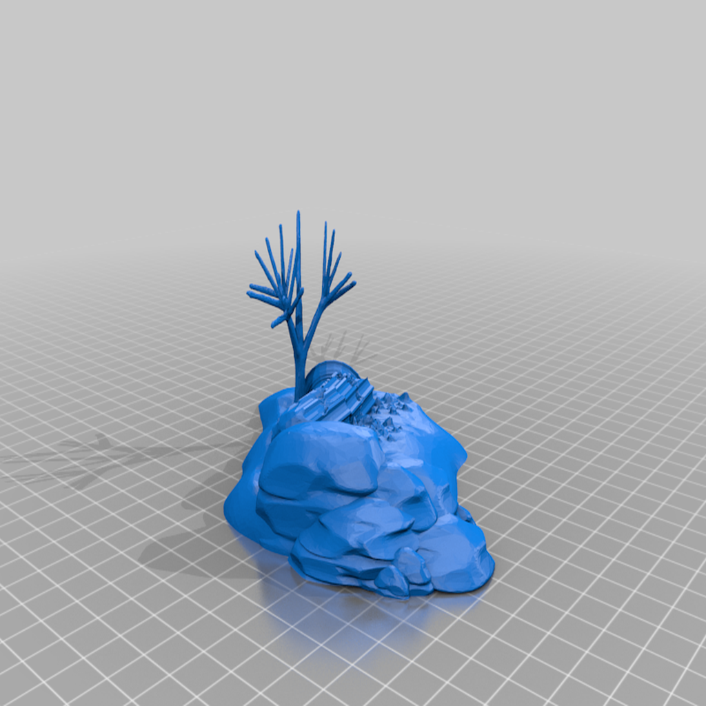 Free STL file diorama desert・Object to download and to 3D print・Cults