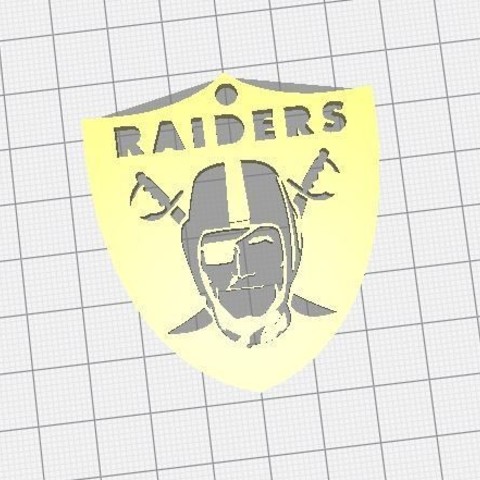Download free 3D print files logo key raiders nfl ・ Cults