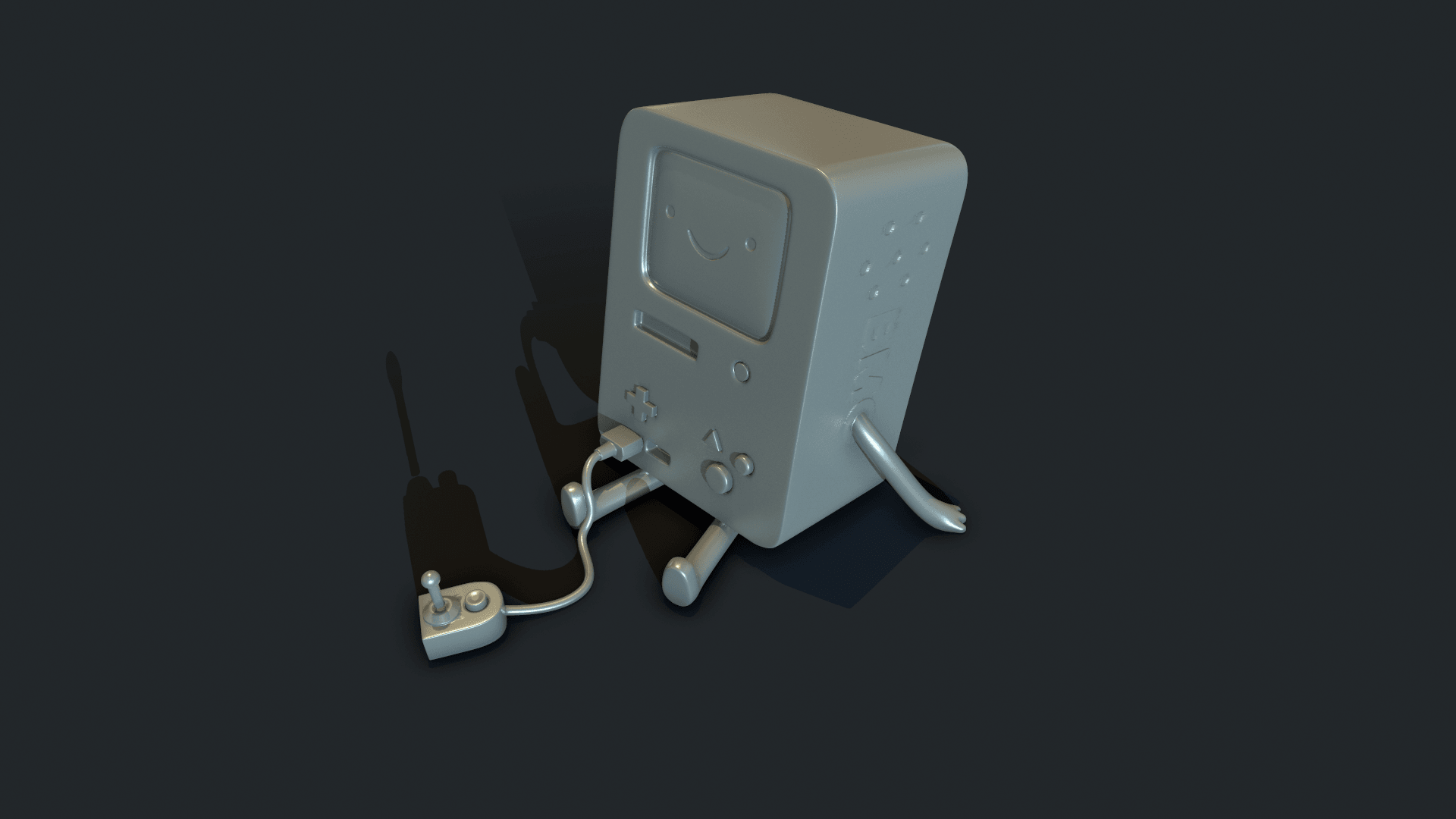 Free STL file beemo from adventure time・3D printer design to download・Cults